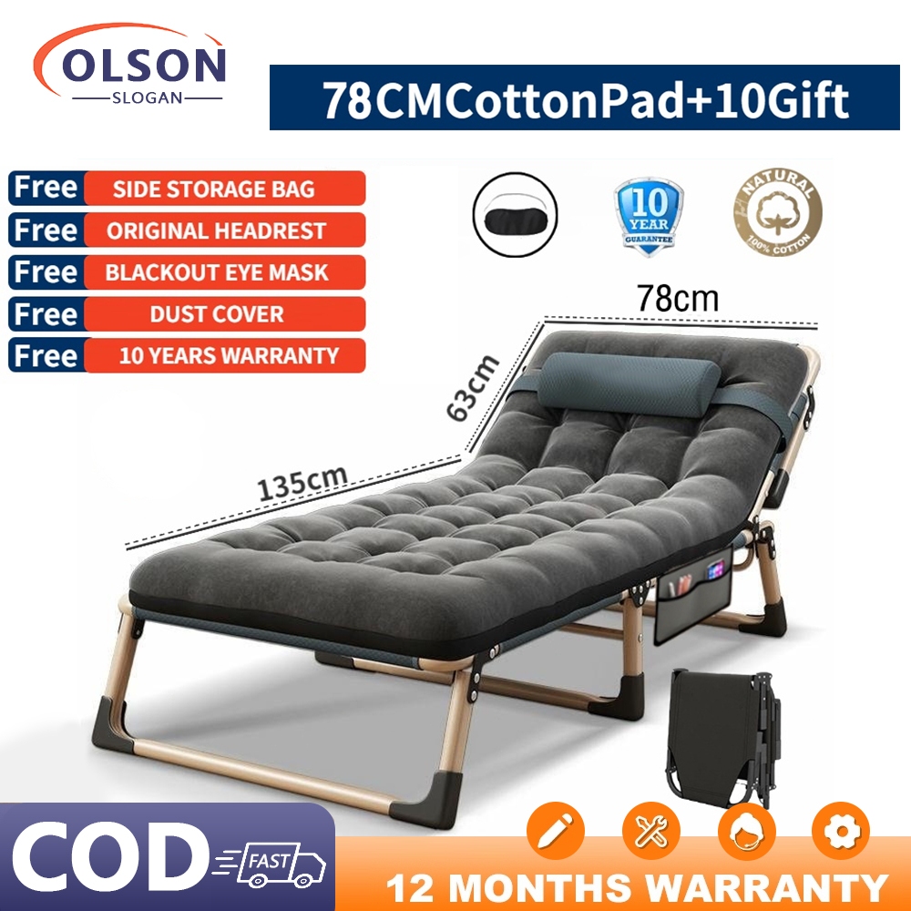 Japanese Portable Folding Single Bed 75cm Wide Surface Lightweight ...