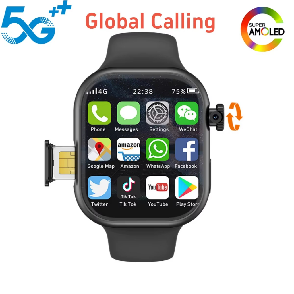 S10 Cellular Version Smartwatch 4G Android 10.0 Smart Ultra Watch 180 ...