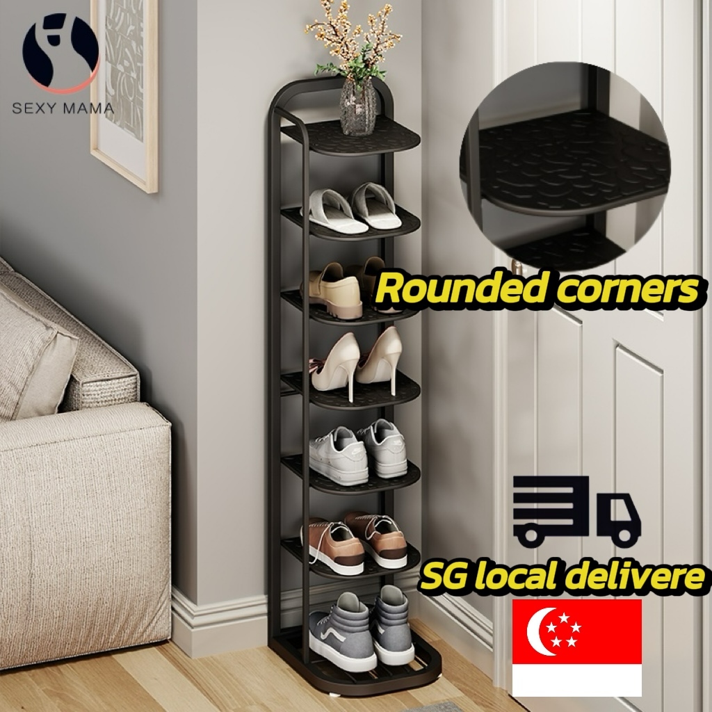 SEXY mama hdb shoe rack BTO upgraded version of iron shoes rack multi ...