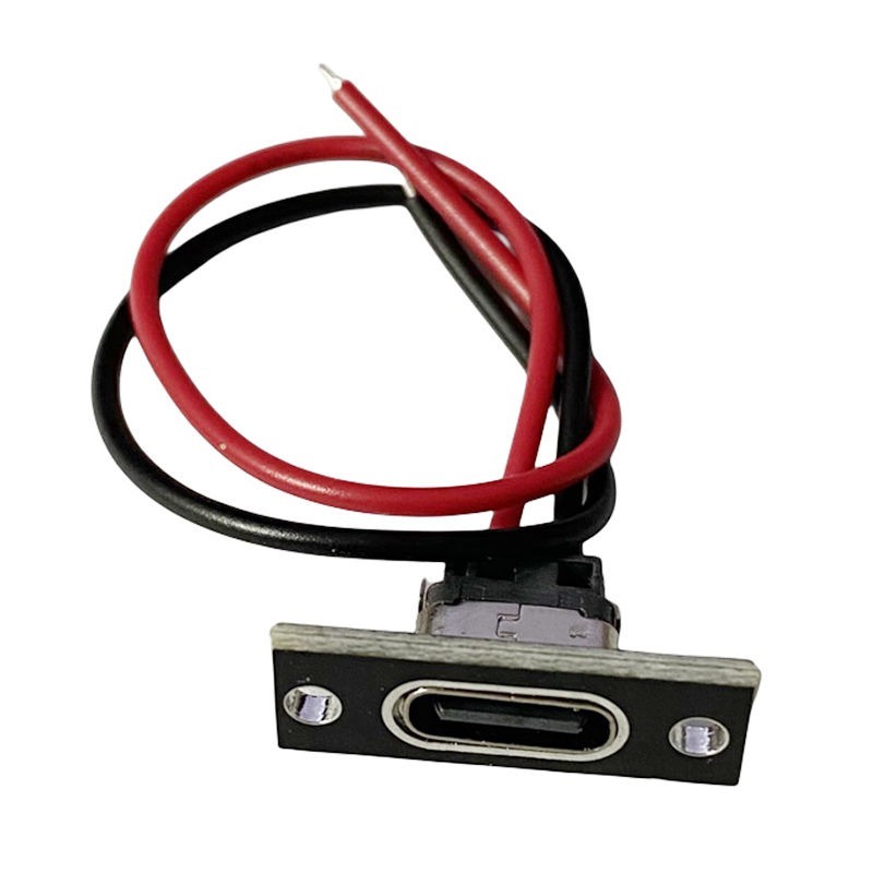 Type-c Female Socket Fixed Plate with Wire c Port Small Appliances diy ...