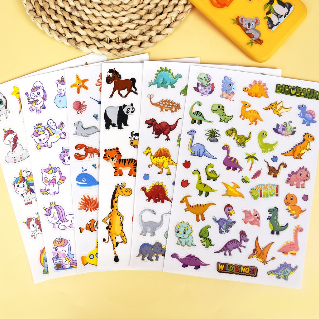8 Pieces Boys Girls Reward Stickers Children Water Cup Stickers Window ...