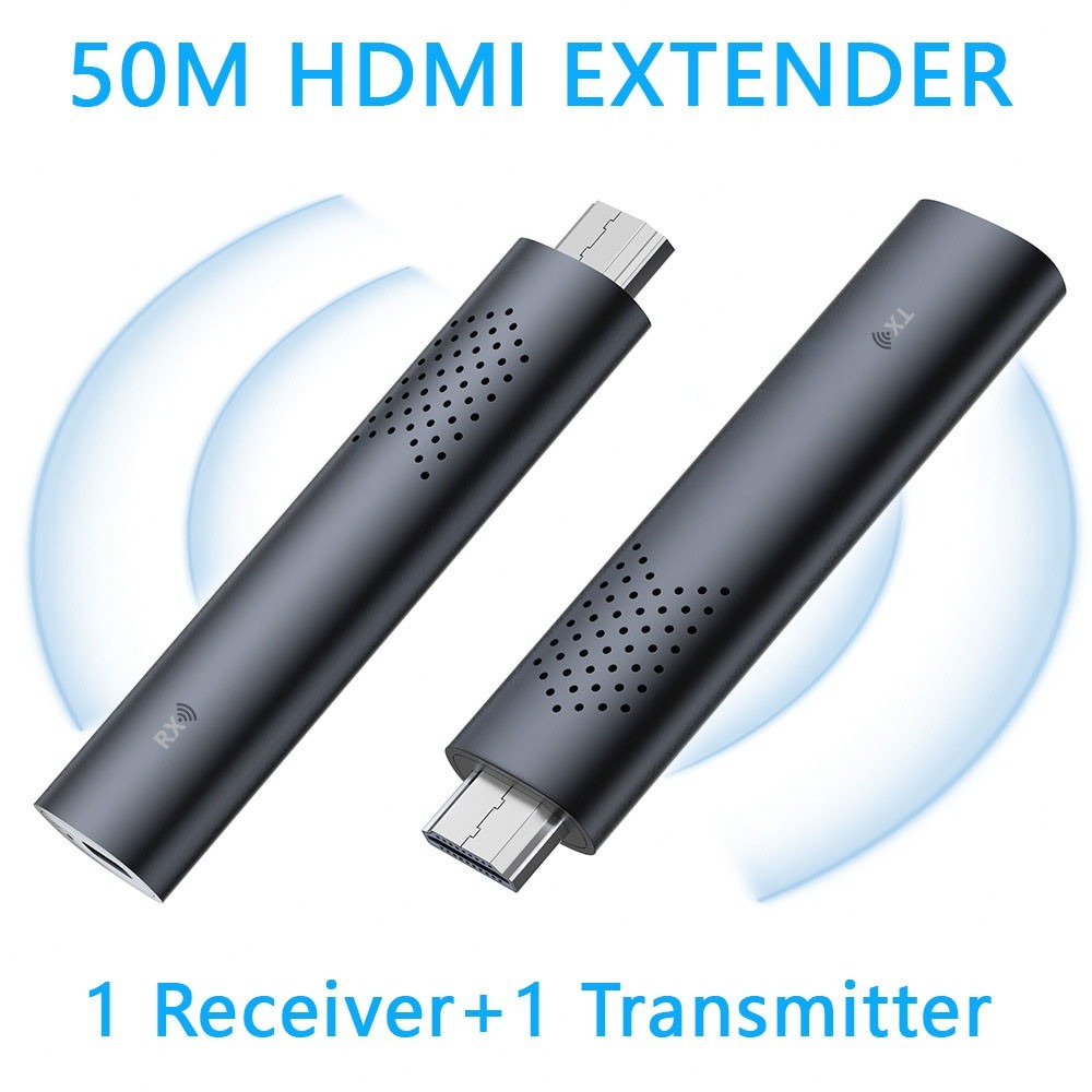 50M Wireless HDMI-Compatible Extender Transceiver 1080p Video ...