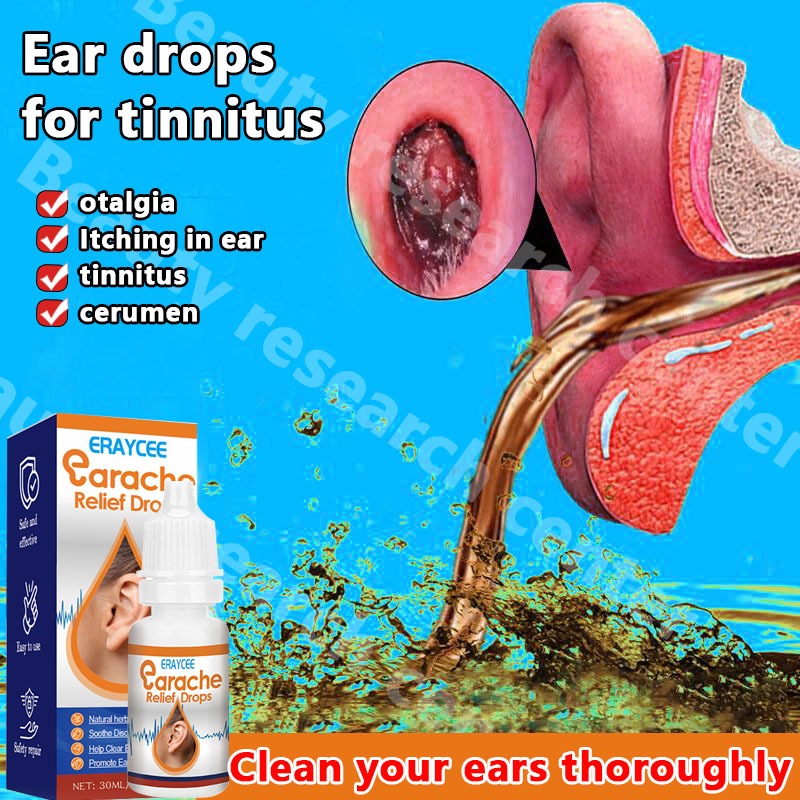Medical ear drops, relieve tinnitus, ear pain, ear itching, remove ear ...