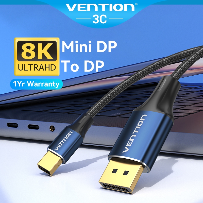Vention Mini DP to DP Cable 4K 60Hz DP1.2 Mini Displayport Cable ...