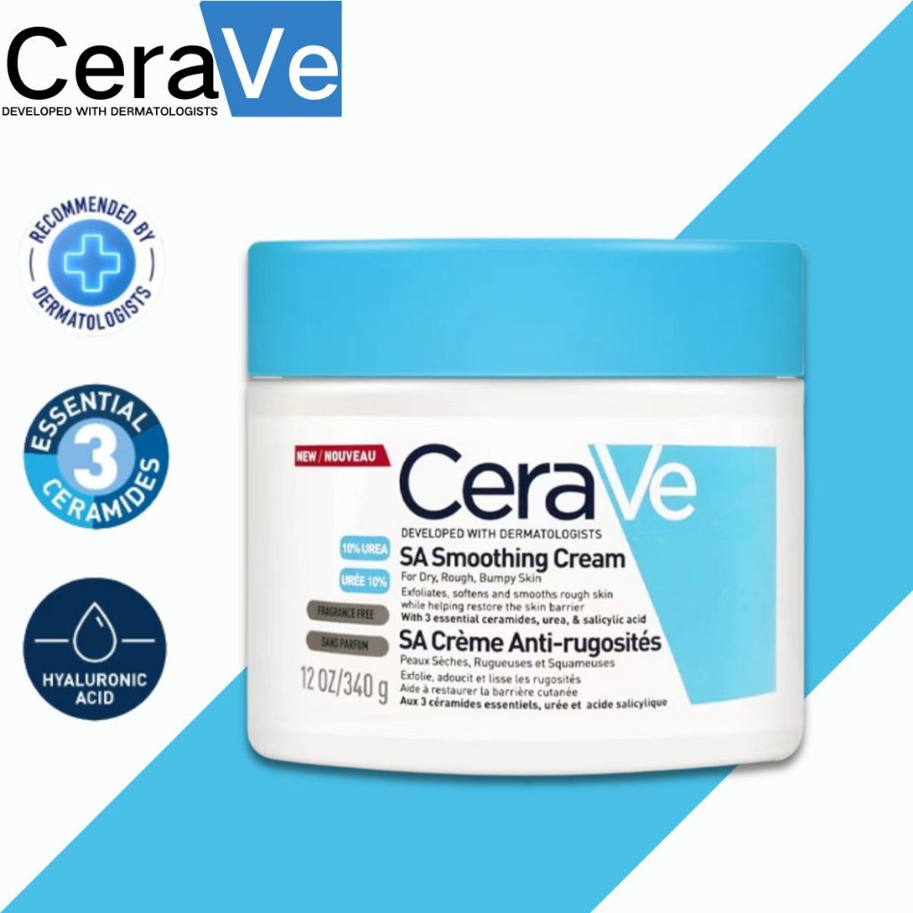 CeraVe Renewing Sa Cream For Rough And Bumpy Skin 340g | Shopee Singapore