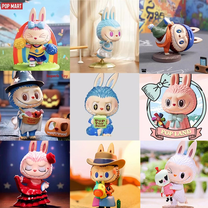 POP MART Official LABUBU DIVER Cheer leader TRICK OR TREATER rhythmic ...