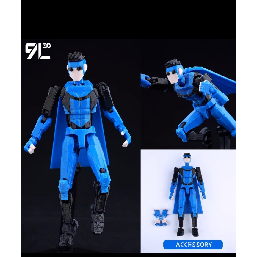 9l3d Printing Movable Joint Comic Character Doll Invincible Kid Figure ...