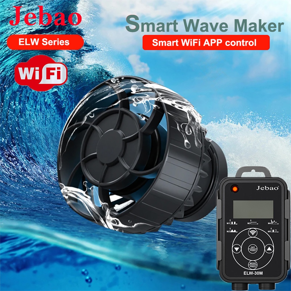 Jebao Smart Wave Pump WiFi APP Control Aquarium Water Pump ELW Cross ...
