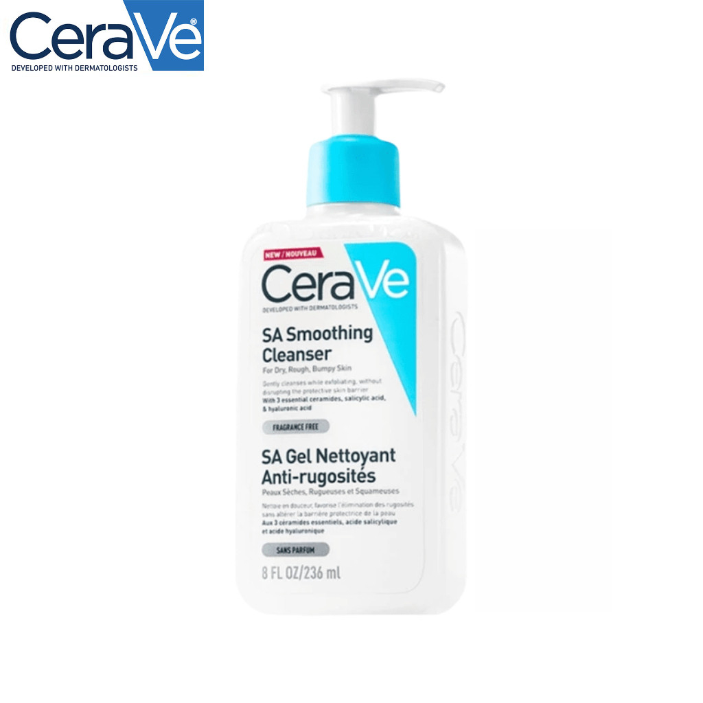 CeraVe Cleanser SA Smoothing Cleanser 100% Original Salicylic Acid For ...