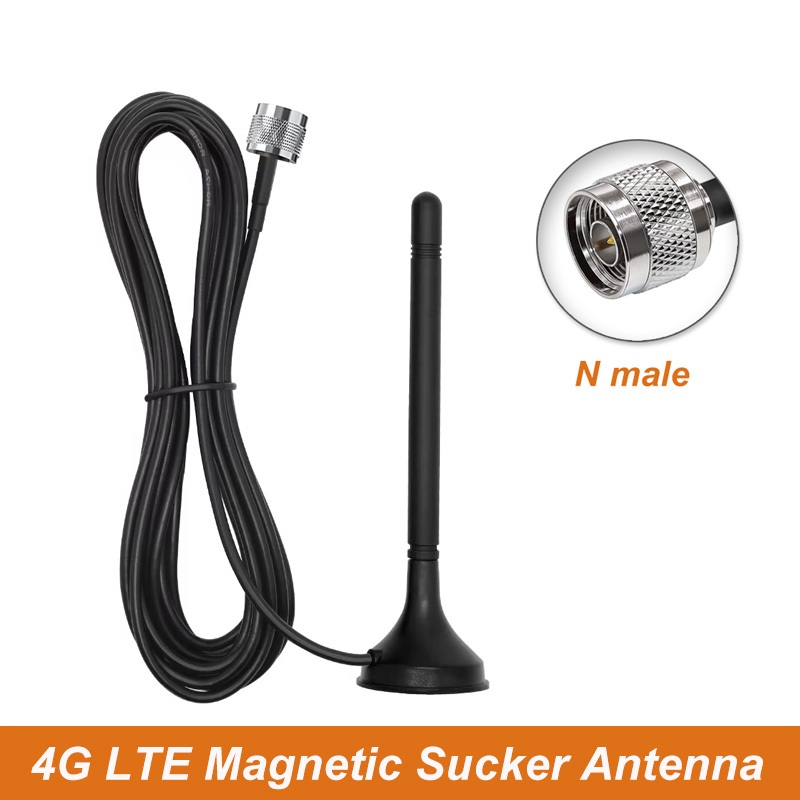 700-2700MHz 5dbi 4G LTE Magnetic Antenna Small Size Magnet Base Rubber ...
