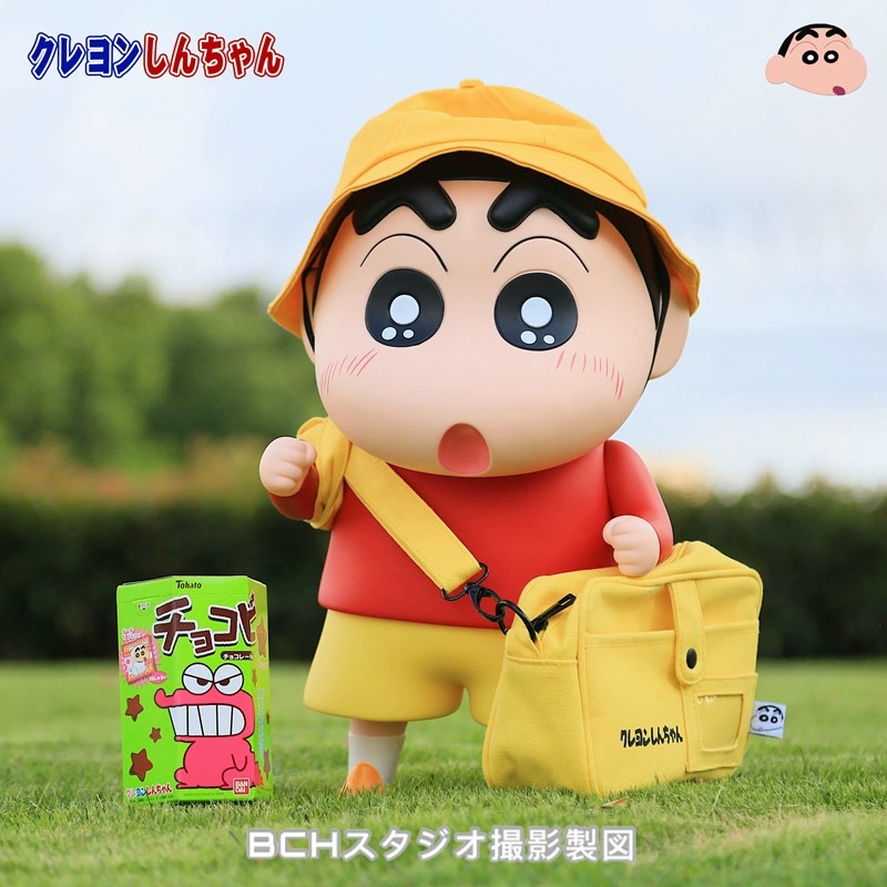 1:1 Crayon Shin-chan Nohara Shinnosuke Statue Figure Model Toy Cartoon ...