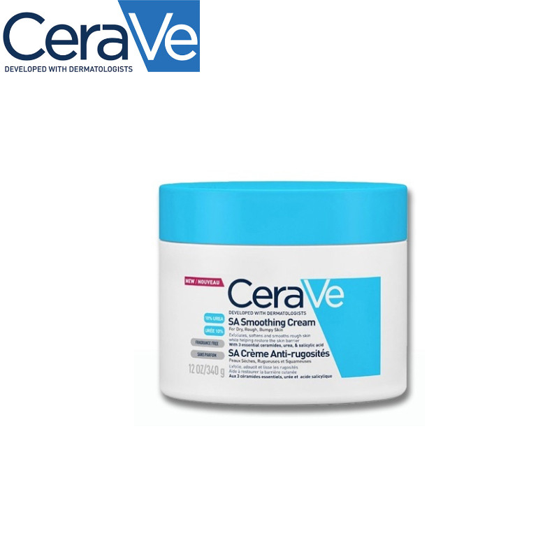 CeraVe SA Cream for Rough & Bumpy Skin Exfoliates and Moisturizes ...
