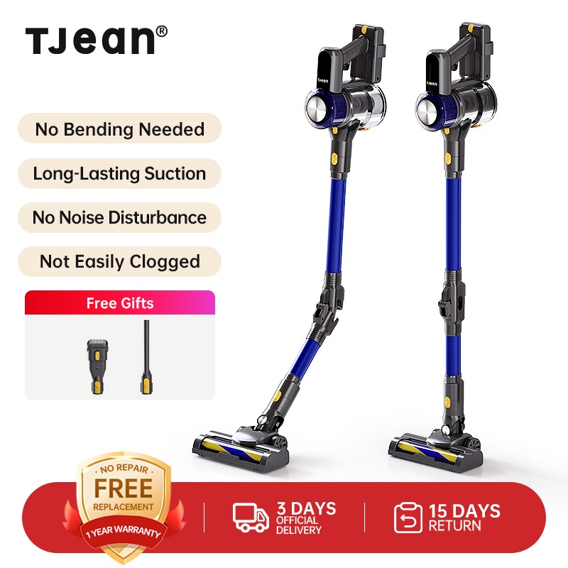 TJean Smart Handheld Cordless Vacuum Intelligent Dust Sensing Foldable ...