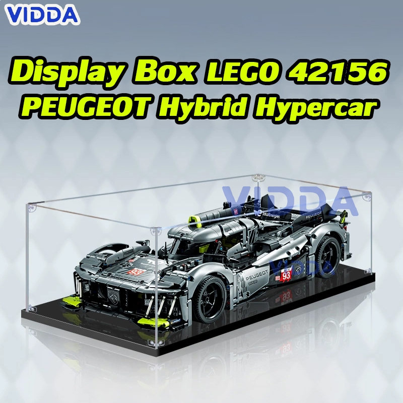 Transparent Storage Box Acrylic Display Box For Lego 42156 Peugeot ...