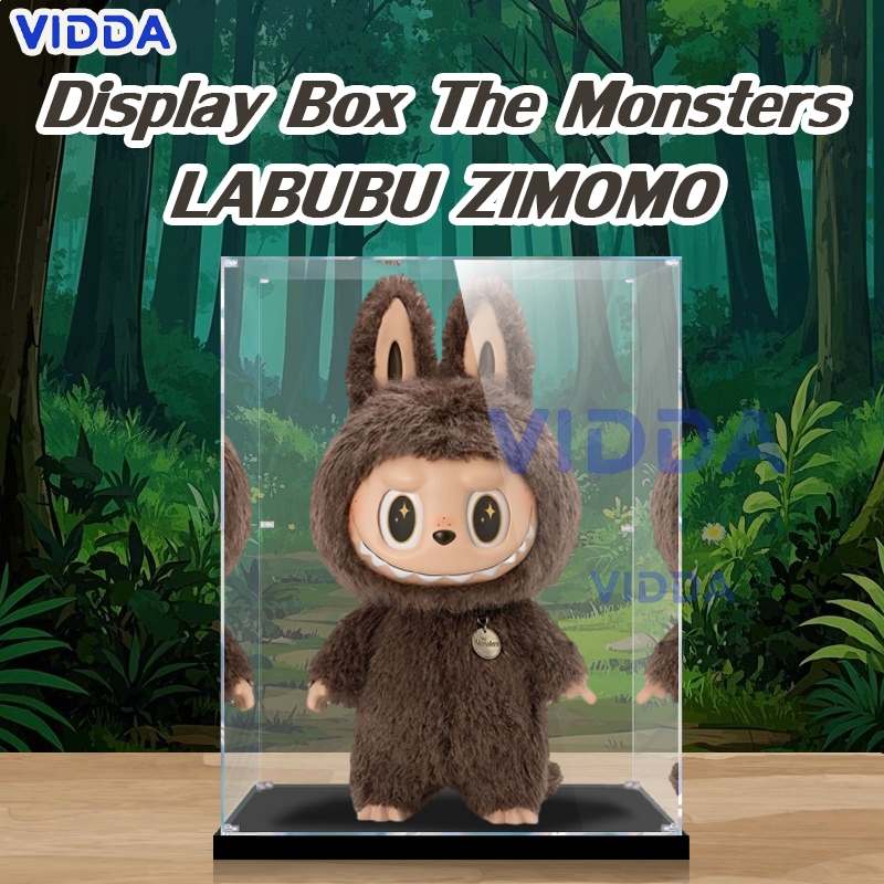 Transparent Storage Box Acrylic Display Box For Popmart Labubu Zimomo ...