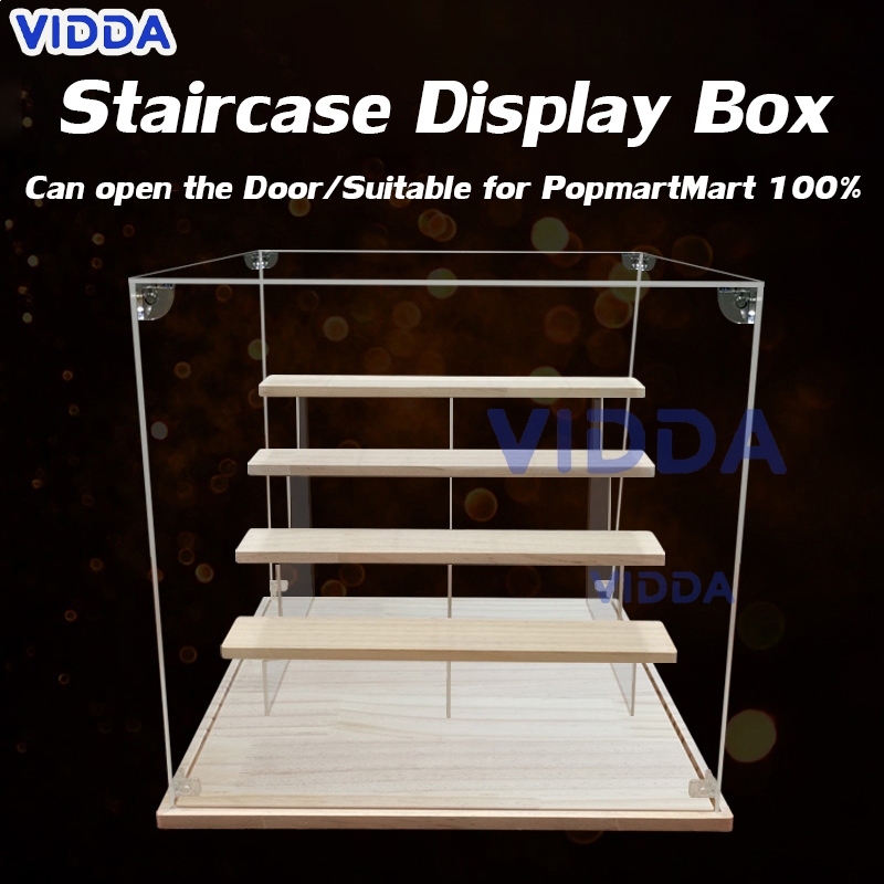 Acrylic Storage Box Popmart Display Box Display Case Box Staircase ...