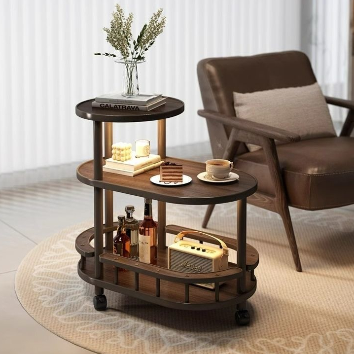 ins Side Table Simple Living Room Coffee Table Sofa Bedroom Bedside Movable Side Table | Shopee ...