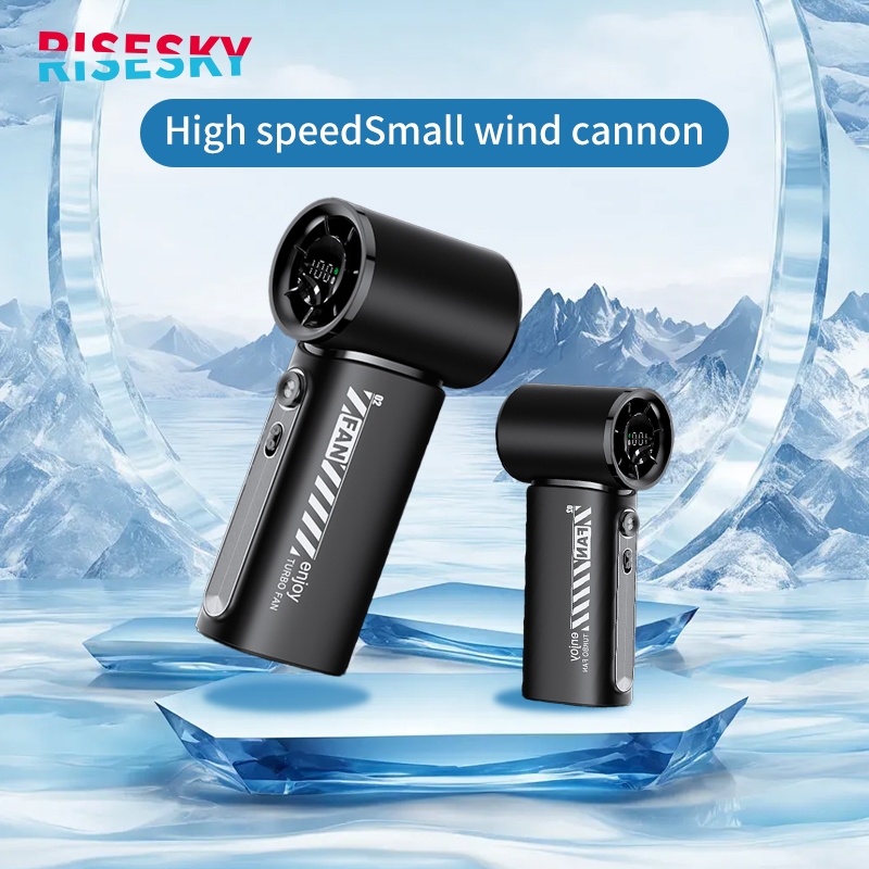 RISESKY Handheld Fan High-speed cooling New experience Portable Mini ...