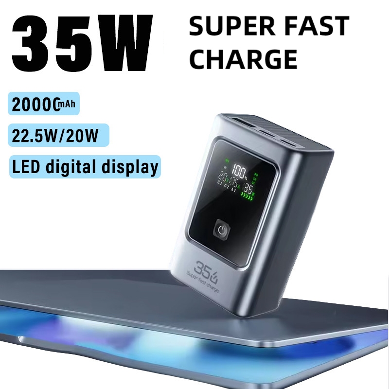 [SG] 35w Super Fast Charging 20000mAh Power Bank Notebook Charging Treasure 20000 MAh Mobile ...