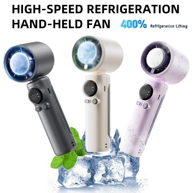 [SG] Electric Portable Mini Fan 100 Speed Adjustable High Speed Hand ...
