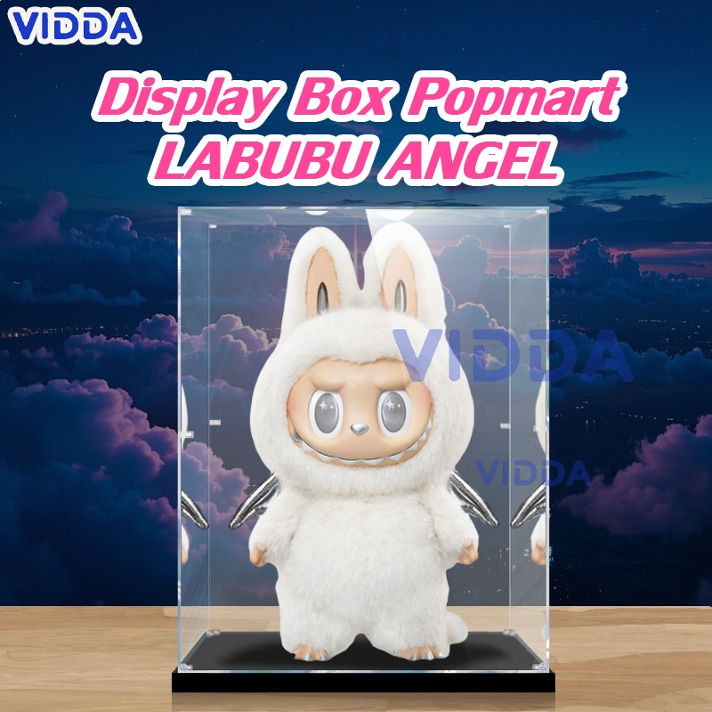 【Send Singapore】Acrylic Popmart Display Box For Popmart Labubu Angel ...