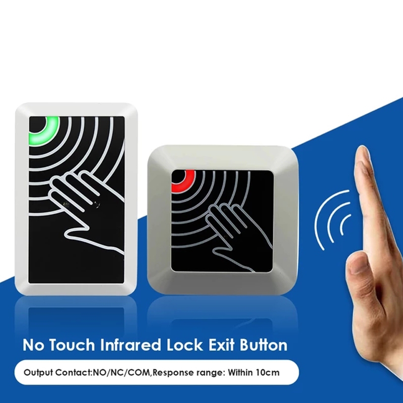 Touchless Infrared Lock Exit Button IR Door Release Switch Surface ...