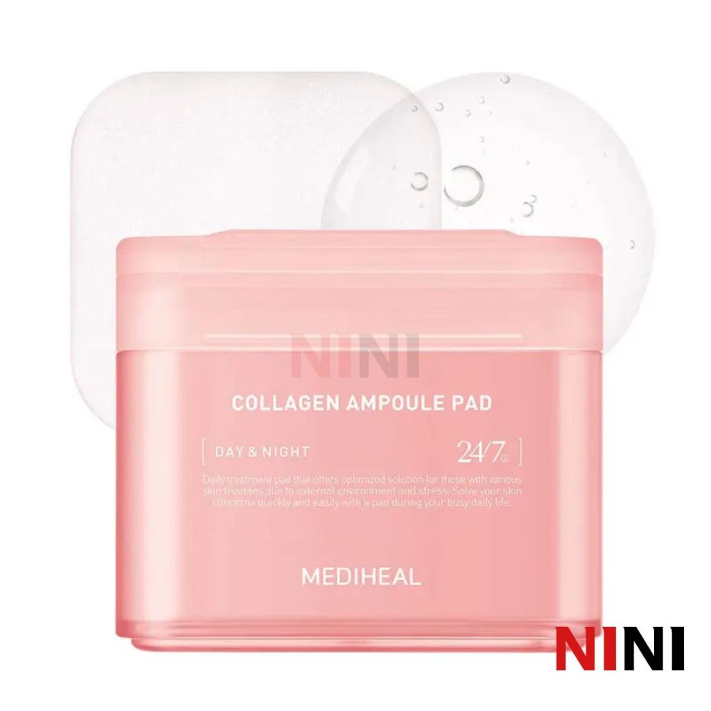 Mediheal Collagen Ampoule Pad 100 Pads - Nourishes and firms aging and ...