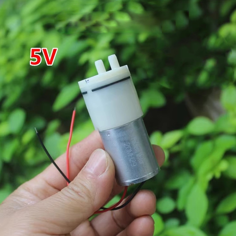 Micro Vacuum Pump Metal Brush 370 Motor Air Pump Low Noise DC 3.7V 5V 6V Large Flow Small ...