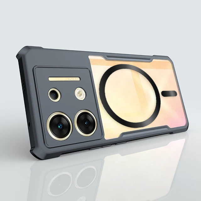 New Shockproof Clear Magnetic Phone Case Infinix Zero 30 40 20 4G Zero 5G 2023 GT 30 20 10 Pro ...