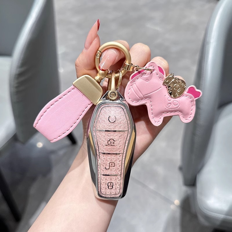 For BYD TPU key box Key Case Cover For BYD Dolphin/Atto3/Seal/Dolphin ...