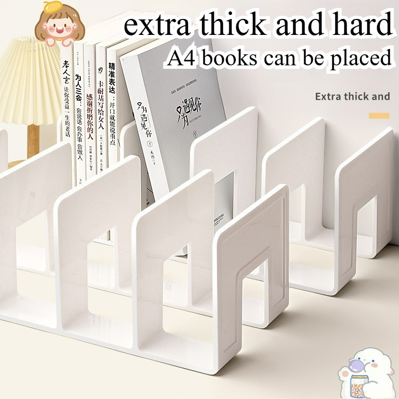 LORDWEY New ultra-thick desktop transparent four-shelf book stand book ...
