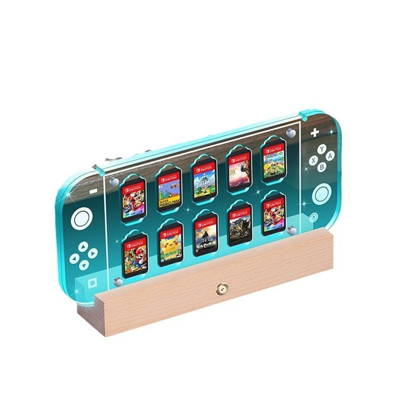 Nintendo switch cassette storage case Transparent magnetic switch oled ...