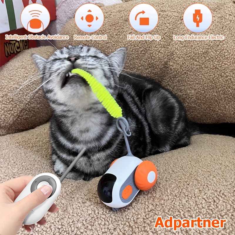 Remote Control Cat Toys Electric Car, 360° Automatic Gravity Smart ...