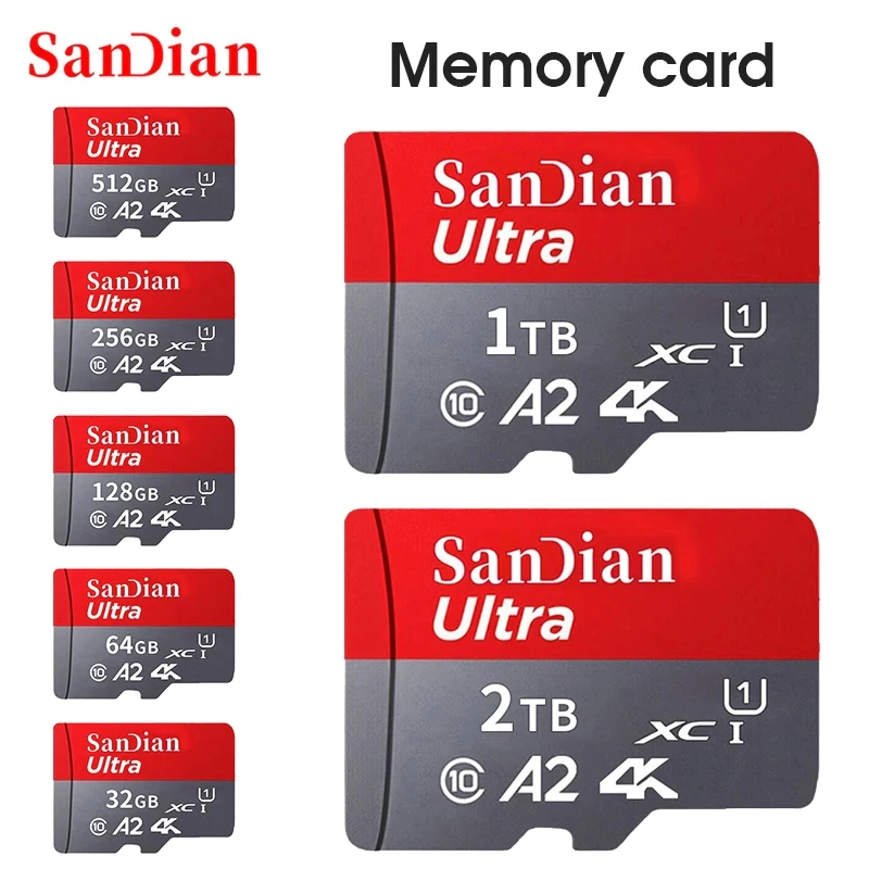 Original Memory Card 128GB Mini SD Card 256GB 512GB 1TB Class 10 High ...