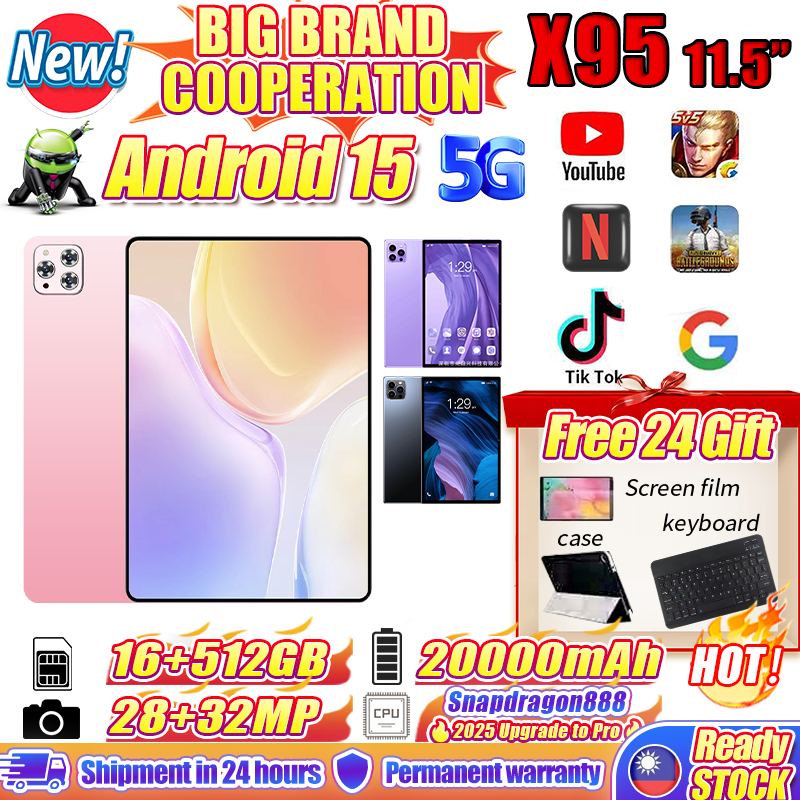 🔥SG Stock+Lowest Price🔥2025 New Upgrade X95 5G 11.5 inch Android 15 ...