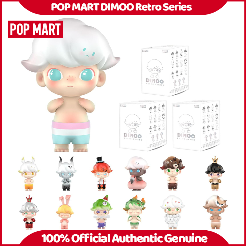 POP MART DIMOO RETRO SERIES Blind Box Action Figurines Art Toy Figure ...