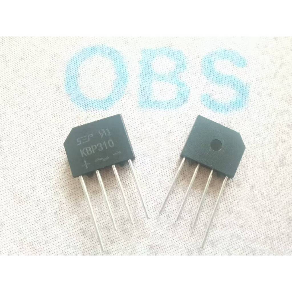 ((10 Pcs) KBP310 Rectifier Bridge 3A1,000V GBU Package Power Adapter ...