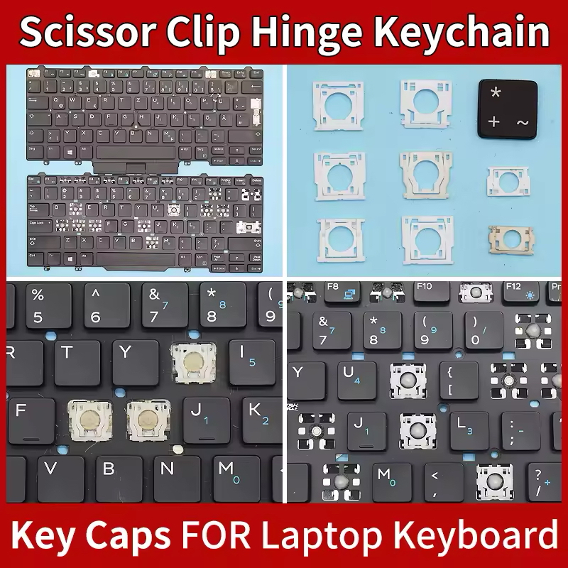 Replacement Keycaps Scissor Clip Hinge For DELL Latitude 7420 7430 5430 ...