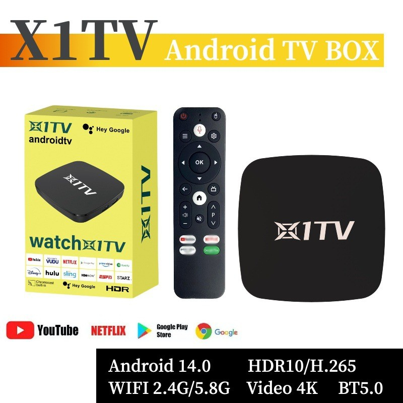 X1TV TV Box Android 14.0 8K Network Set-Top Box HD Dual-Band WiFi ...