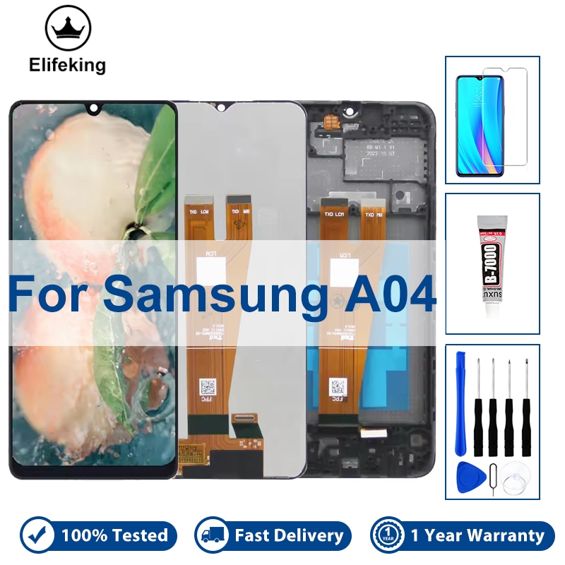 6.5'' LCD For Samsung Galaxy A04 A045 Display Touch Screen Assembly ...