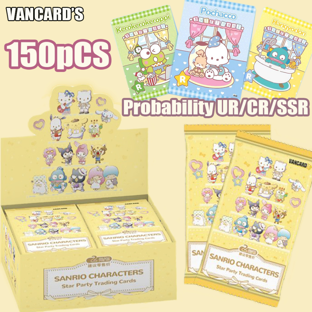 150Pcs Sanrio Card VANCARD 2 Melody HelloKitty Card Rare UR/CR/SSR ...