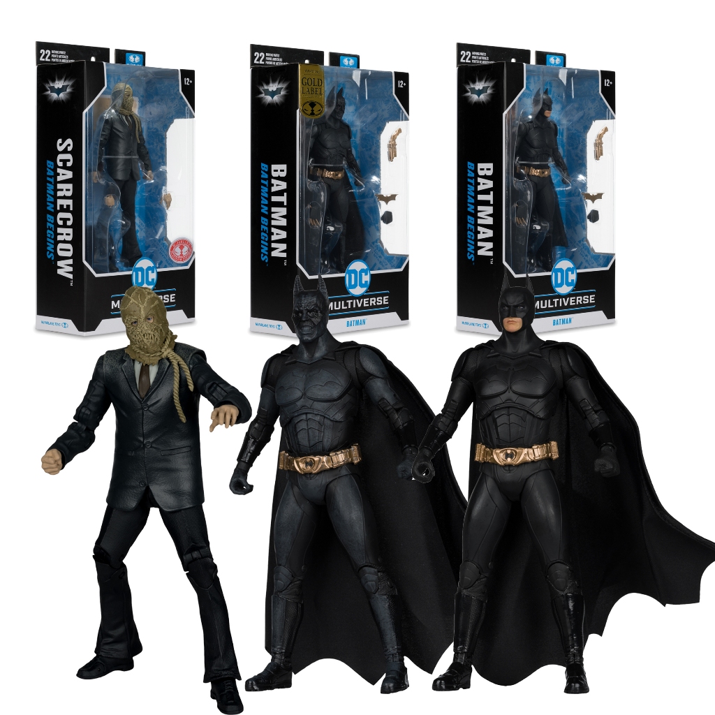 [in stock] McFarlane Toys BATMAN (BATMAN BEGINS) (GOLD LABEL) SCARECROW ...