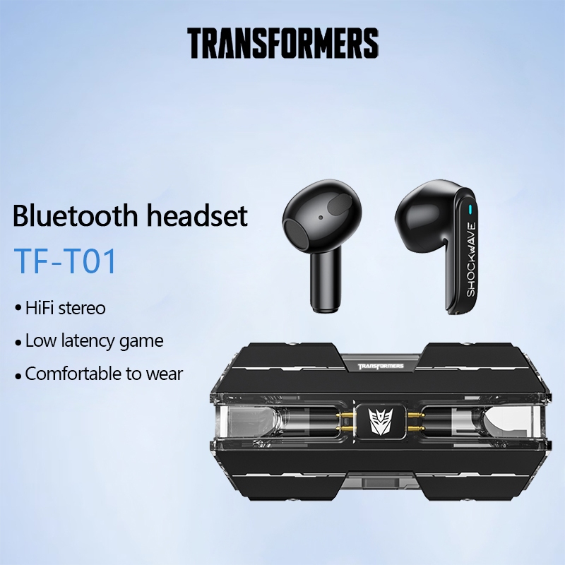 Transformers TF-T01 Bluetooth Earphone HD Sound Quality Smart Touch ...