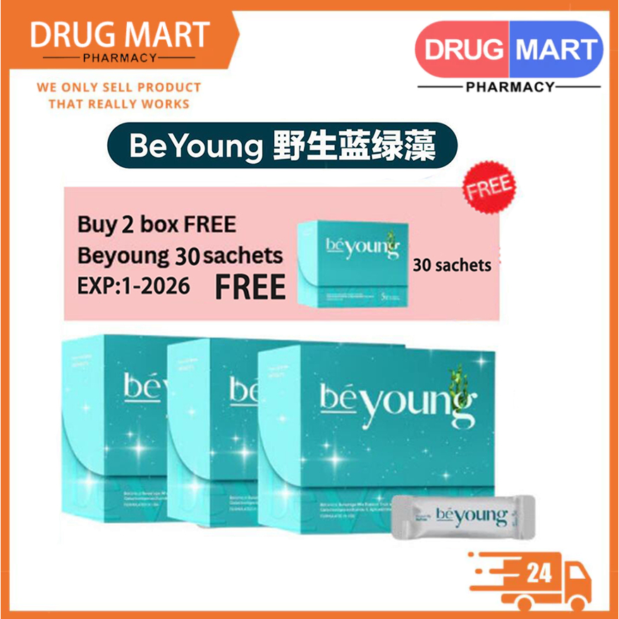 100% AUTHENTIC！Beyoung Gut-Brain-Skin Axis Booster- 30 sachets Be Young ...