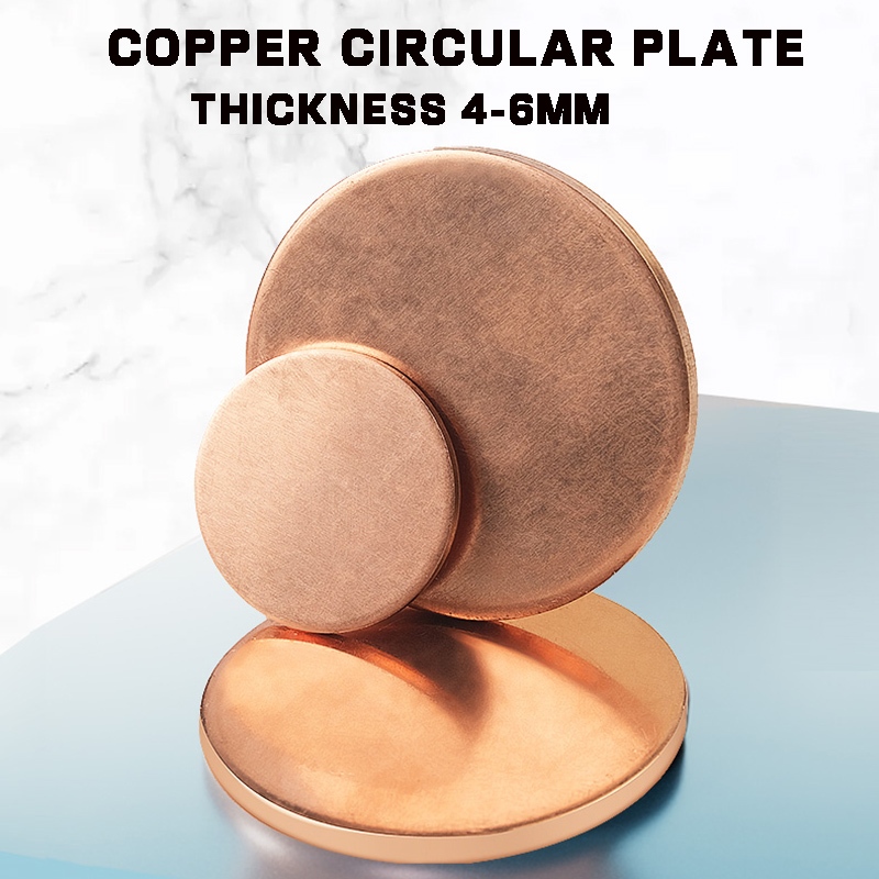 Copper Round Plate Thickness 4-6MM Round Copper Sheet Copper Gasket ...