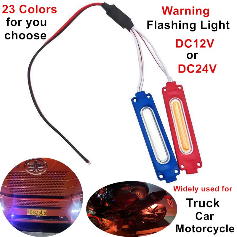 DC12V or DC24V Strobe Warning Lights Blinker LED Module Car Truck ...
