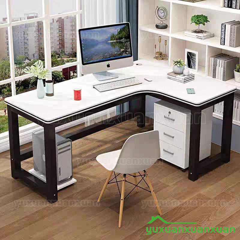 YU Computer Table Computer Desk Study Desk Office Desk Corner L-shaped ...