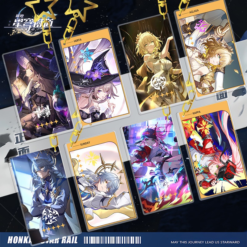 Honkai Star Rail Game Merch Double Sided Mezzanine Pattern Acrylic ...