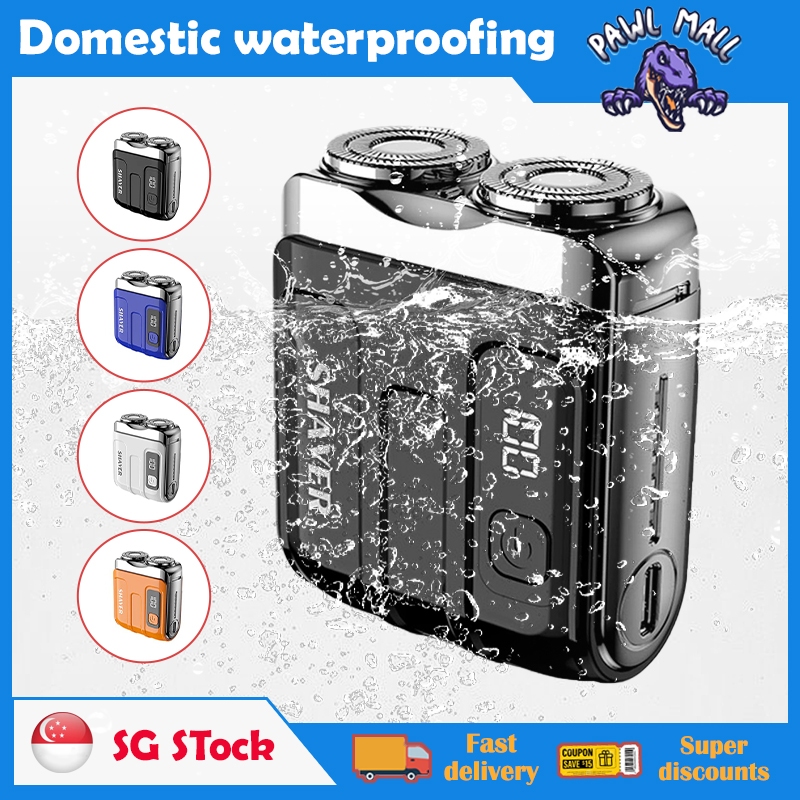 Electric Smart Shaver IPX7 Waterproof USB Men's Shave Cordless Razor ...