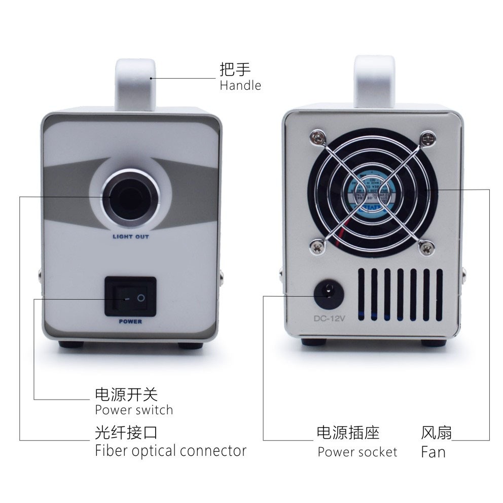 50W Dental Mini Xenon Fiber Optic Endoscope Microscope High Power ...